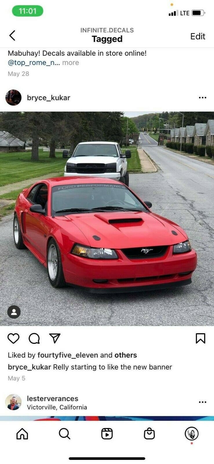 Ford St Rs Mustang Truck All Ford Banner Performance Sticker - Etsy