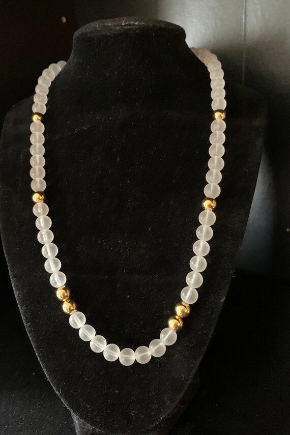 Vintage Translucent Necklace - Gem