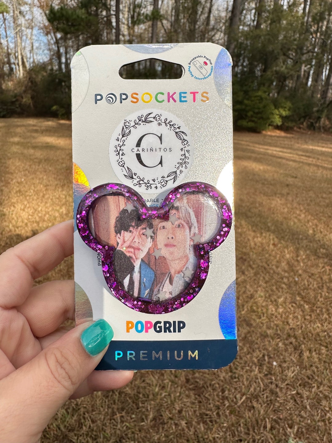 Custom/personalizable Popsocket Swappable Shaker, Badge Reel Holder and ...