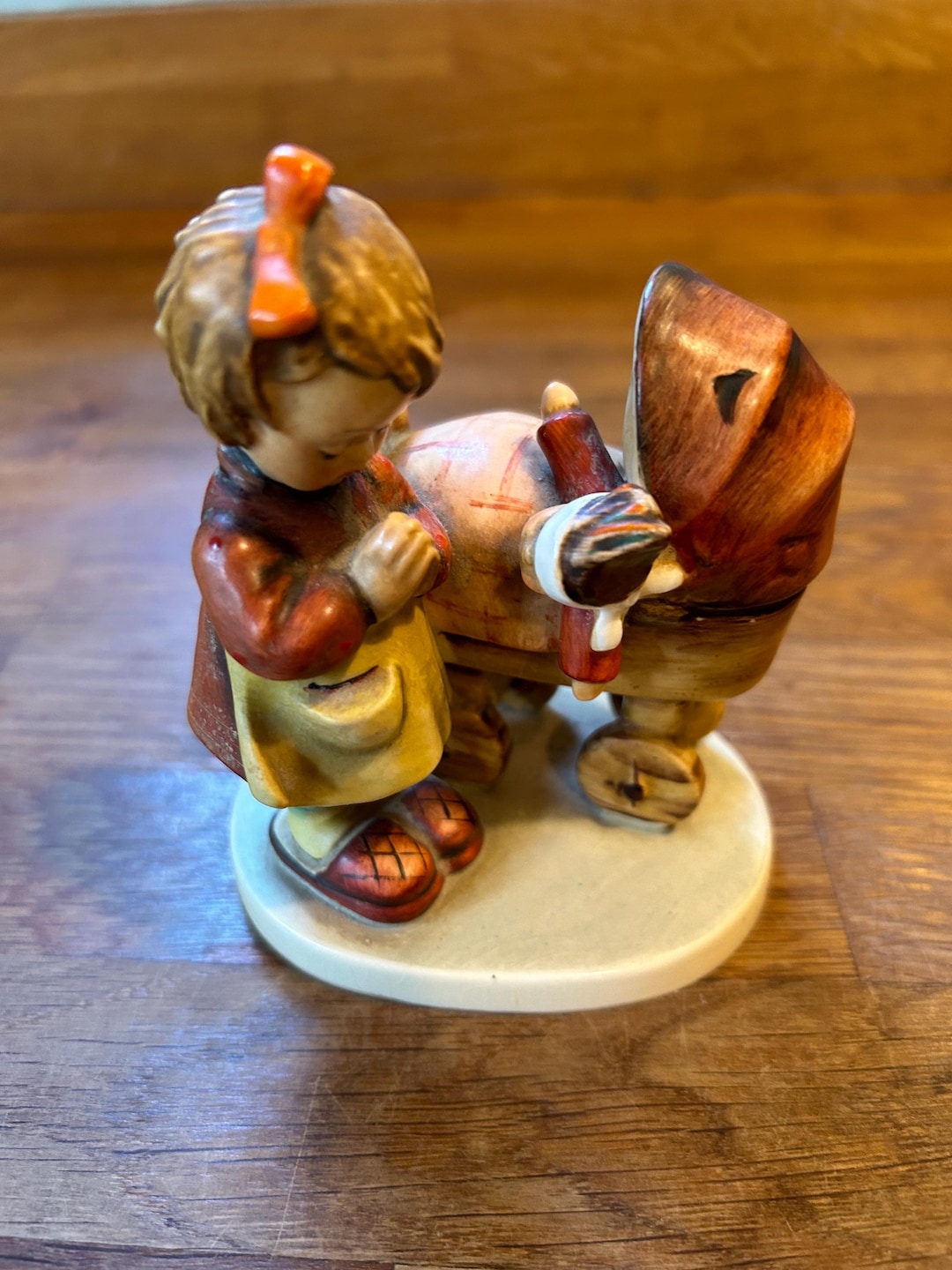 Hummel W Goebel Girl With Doll and Pram Mother - Etsy