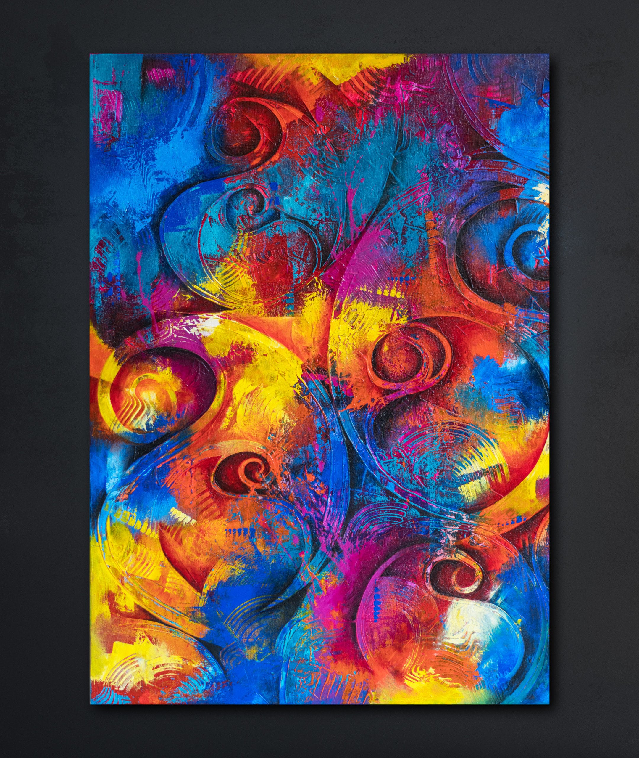 Abstract Art Print Modern Painting Wall Art A4 A3 & A2 - Etsy