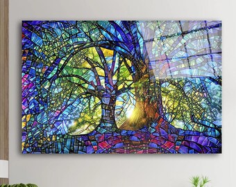 Stained Glass Print - Etsy