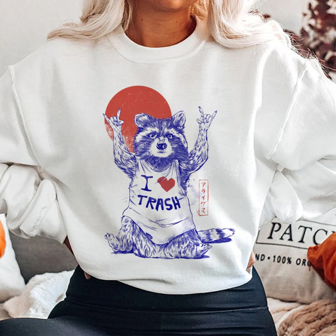 Raccoon I Love Trash Shirt, Raccoon Lovers Shirt, Animals Lovers Shirt ...