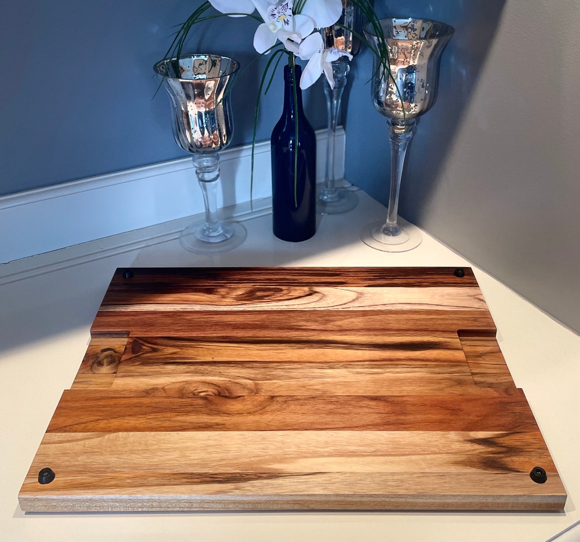 Teakwood Cutting Board Charcuterie Tray With Juice Groove and - Etsy