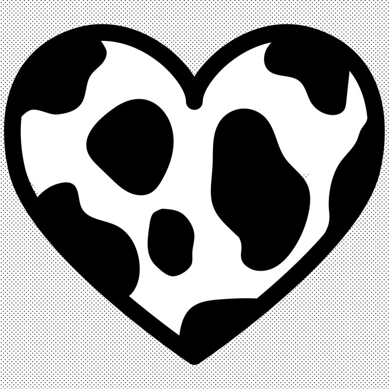 Cow Heart Svg - Etsy