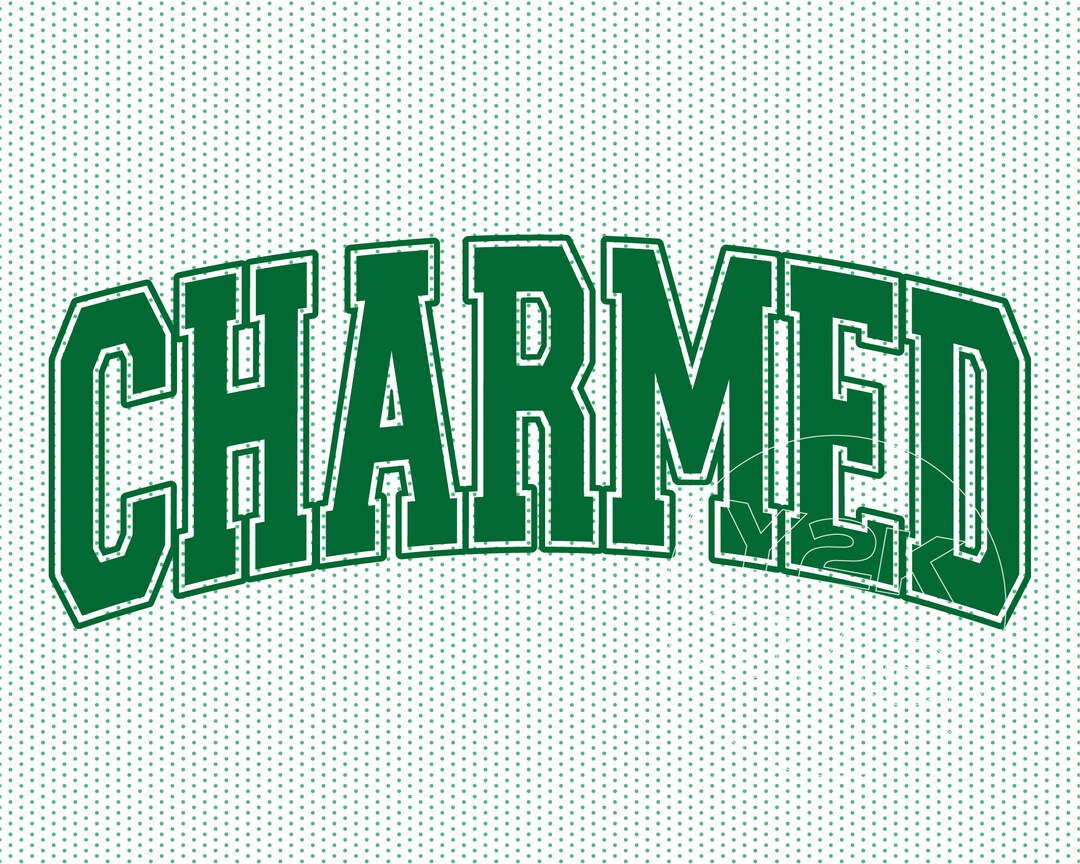 Charmed Varsity | PNG SVG PDF | Digital Download | Cricut | Silhouette ...