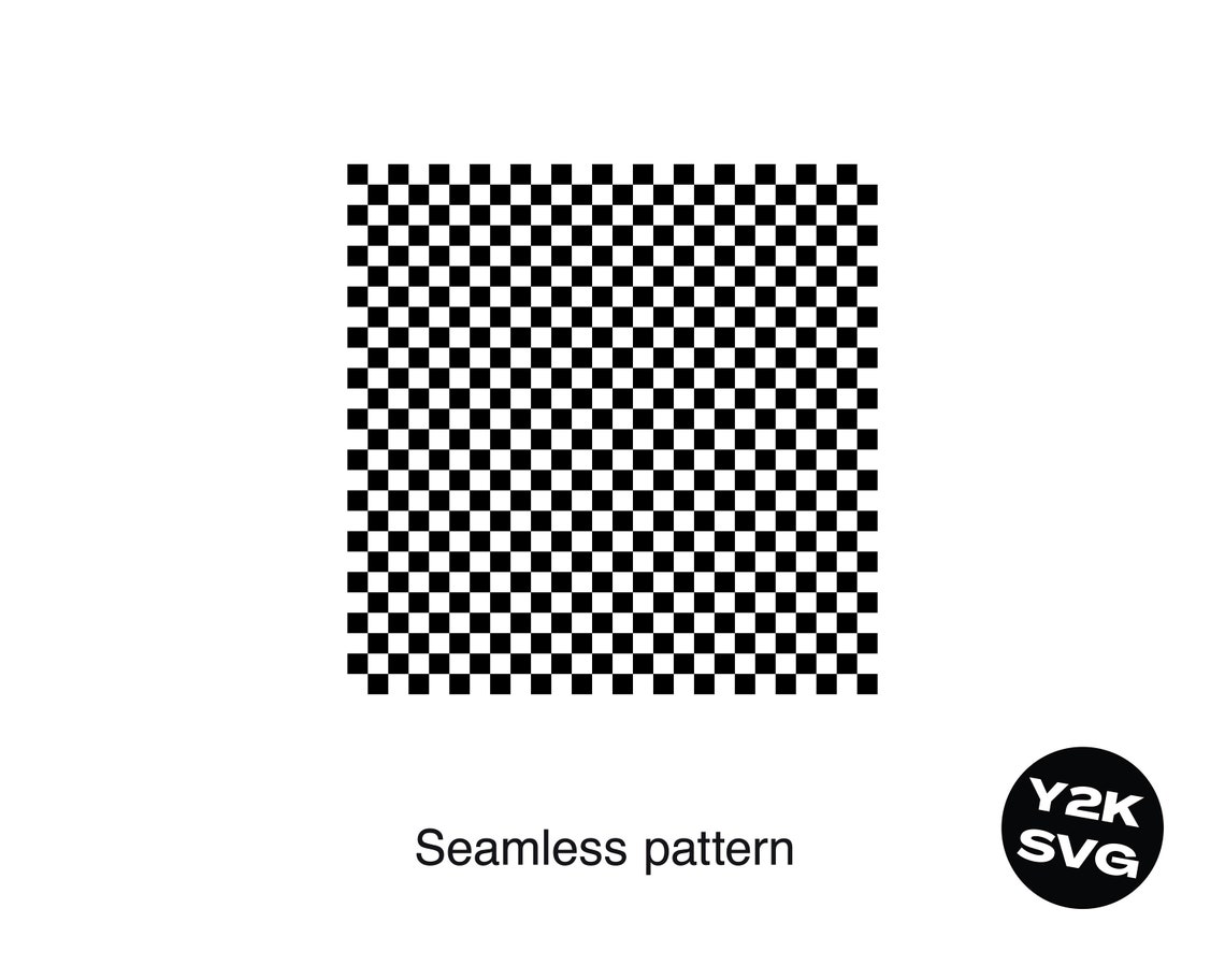 Checkerboard Seamless Pattern SVG: Cricut & Silhouette (digital ...