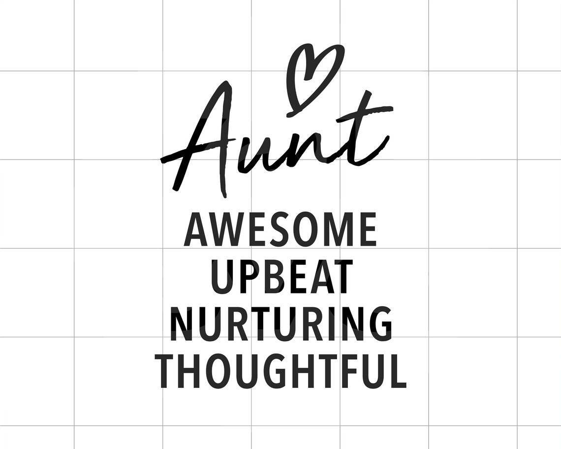 Awesome Aunt Svg Png Pdf Digita Cricut Cut File Aunt - Etsy