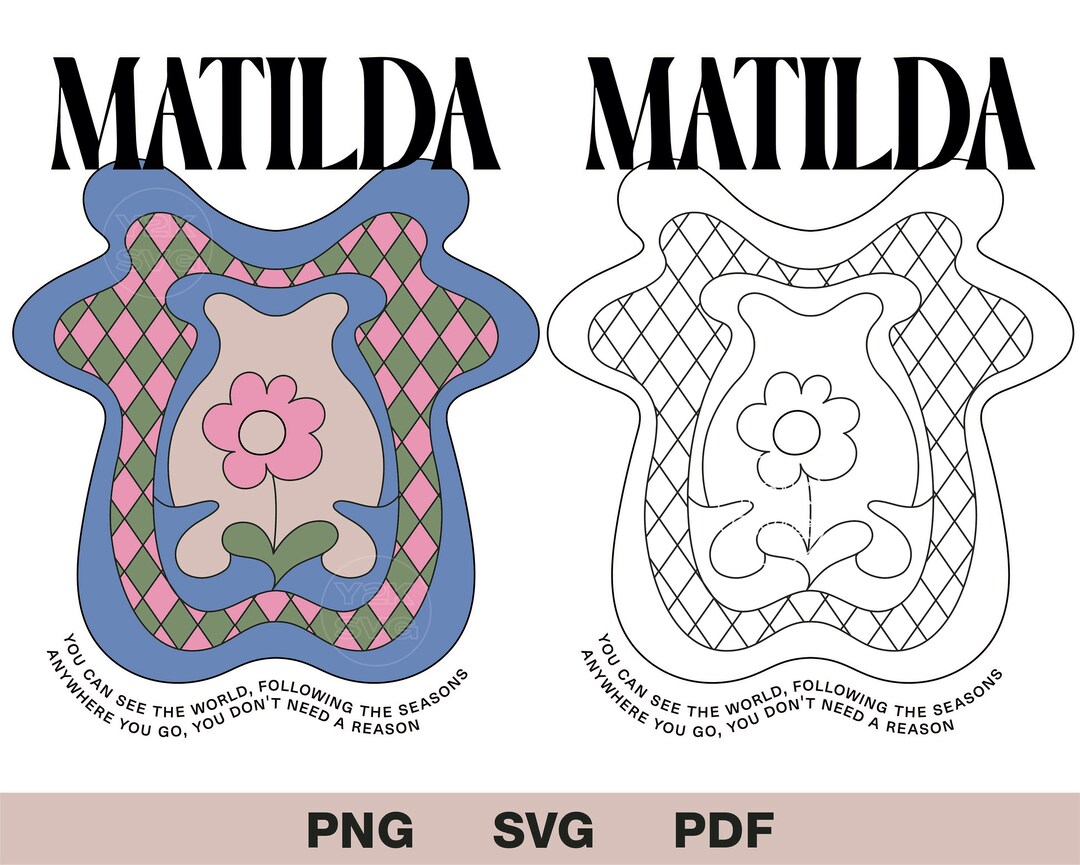 Harry's House Matilda Svg Png Pdf Digital Design Cut - Etsy