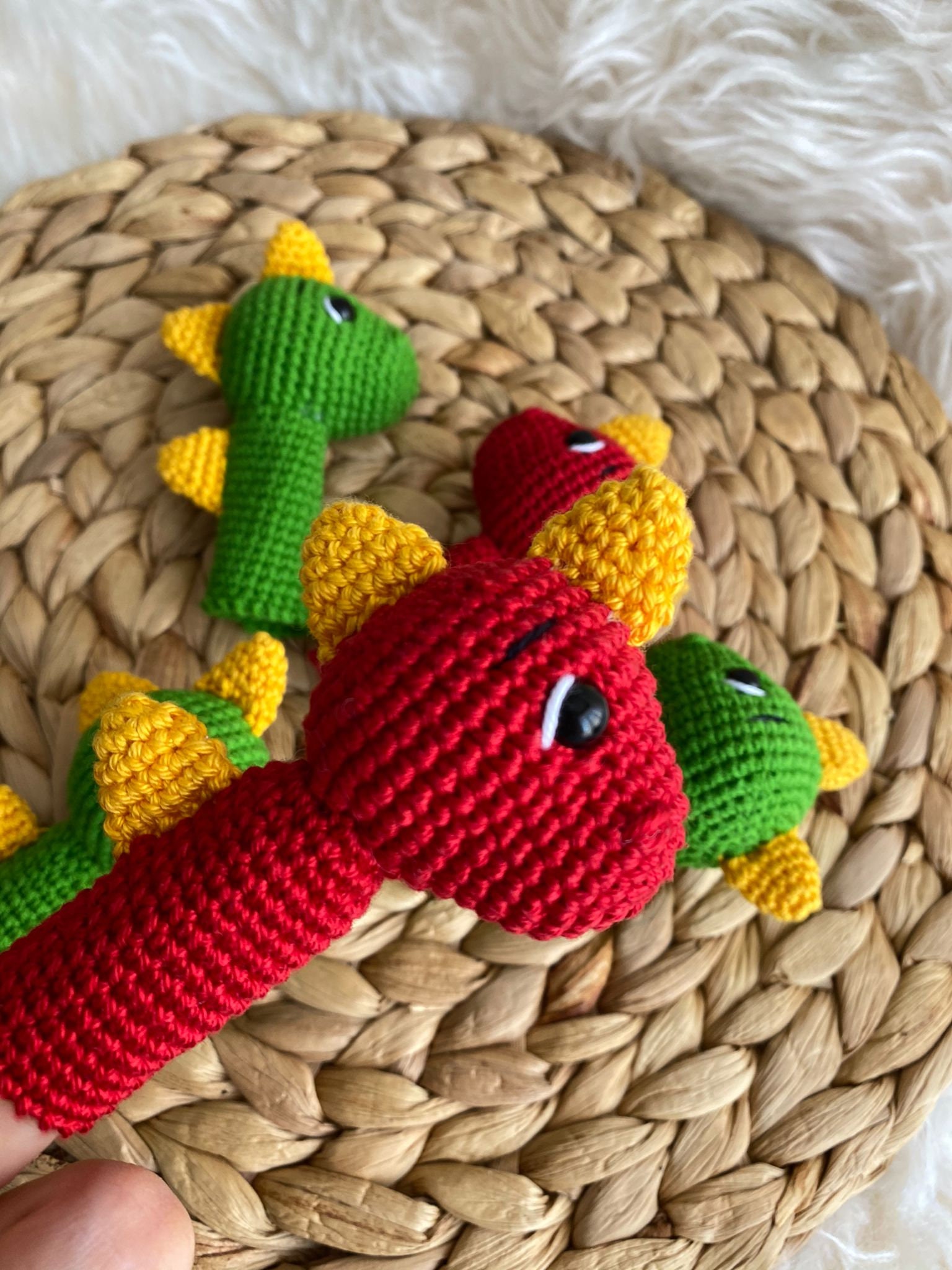 Crochet Animal Finger Puppet, Speech Therapy Toys, Toddler Toy, Animals ...