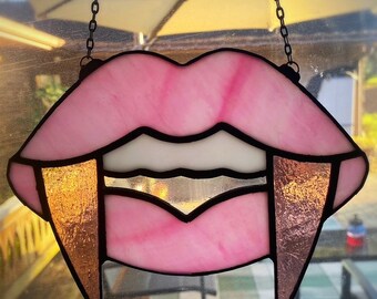 Stained Glass Lips - Etsy