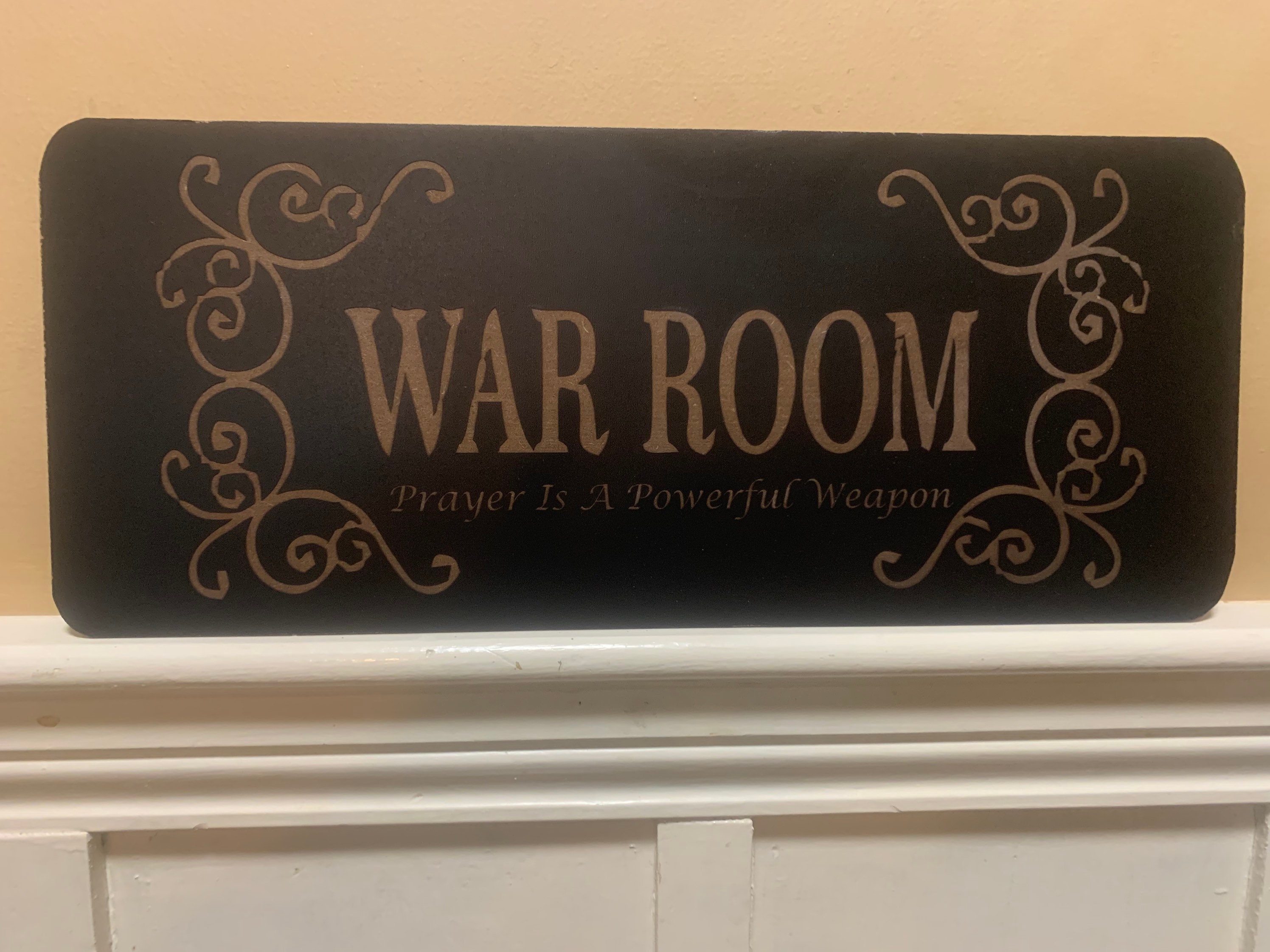 War Room Sign Prayer Closet Sign Prayer is a Powerful Weapon - Etsy