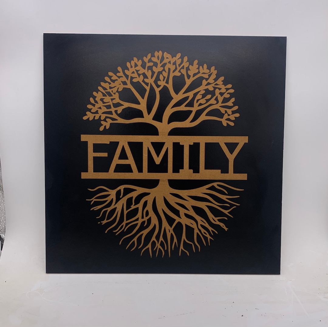 Family Tree of Life Sign, Family Tree, Laser Engraved Tree of Life ...