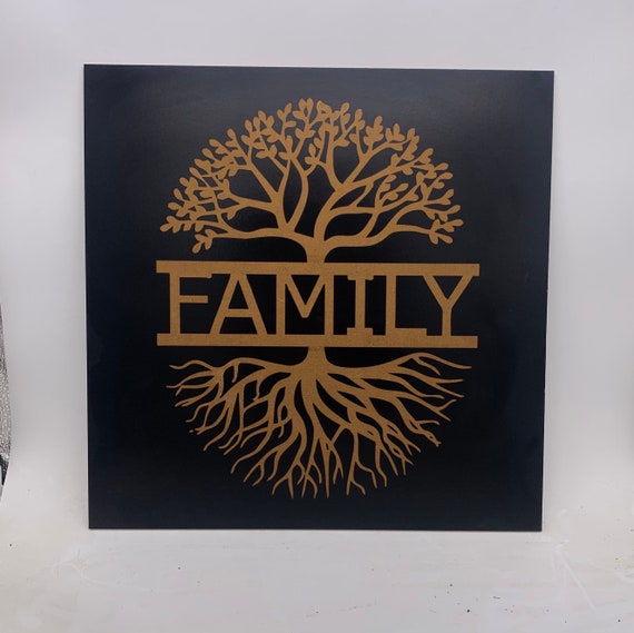 Family Tree of Life Sign Family Tree Laser Engraved Tree of | Etsy