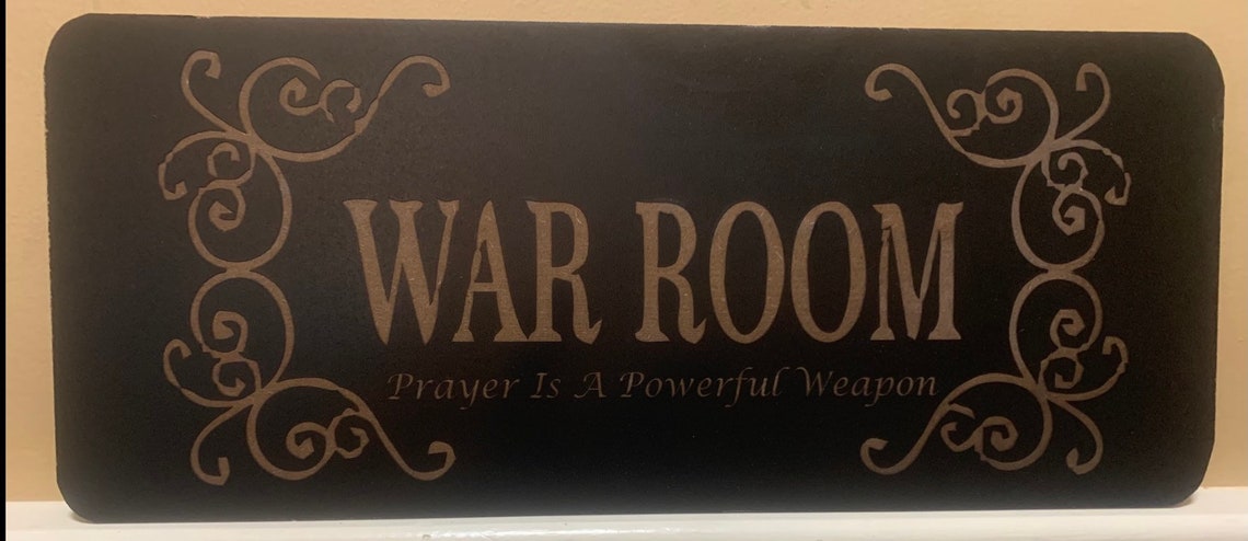 War Room Sign Prayer Closet Sign Prayer is a Powerful Weapon - Etsy