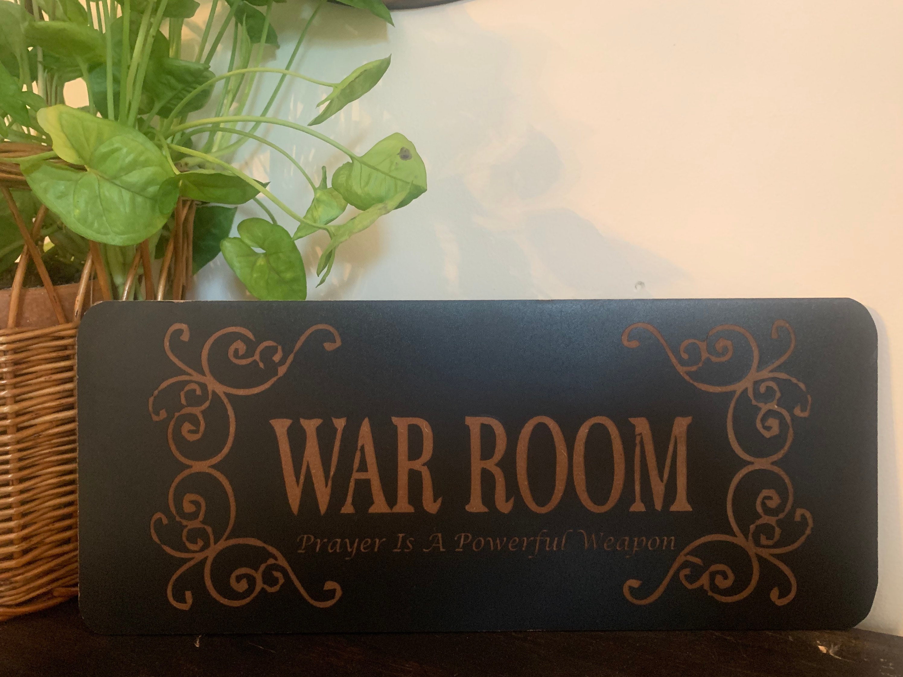 War Room Sign Prayer Closet Sign Prayer is a Powerful Weapon - Etsy