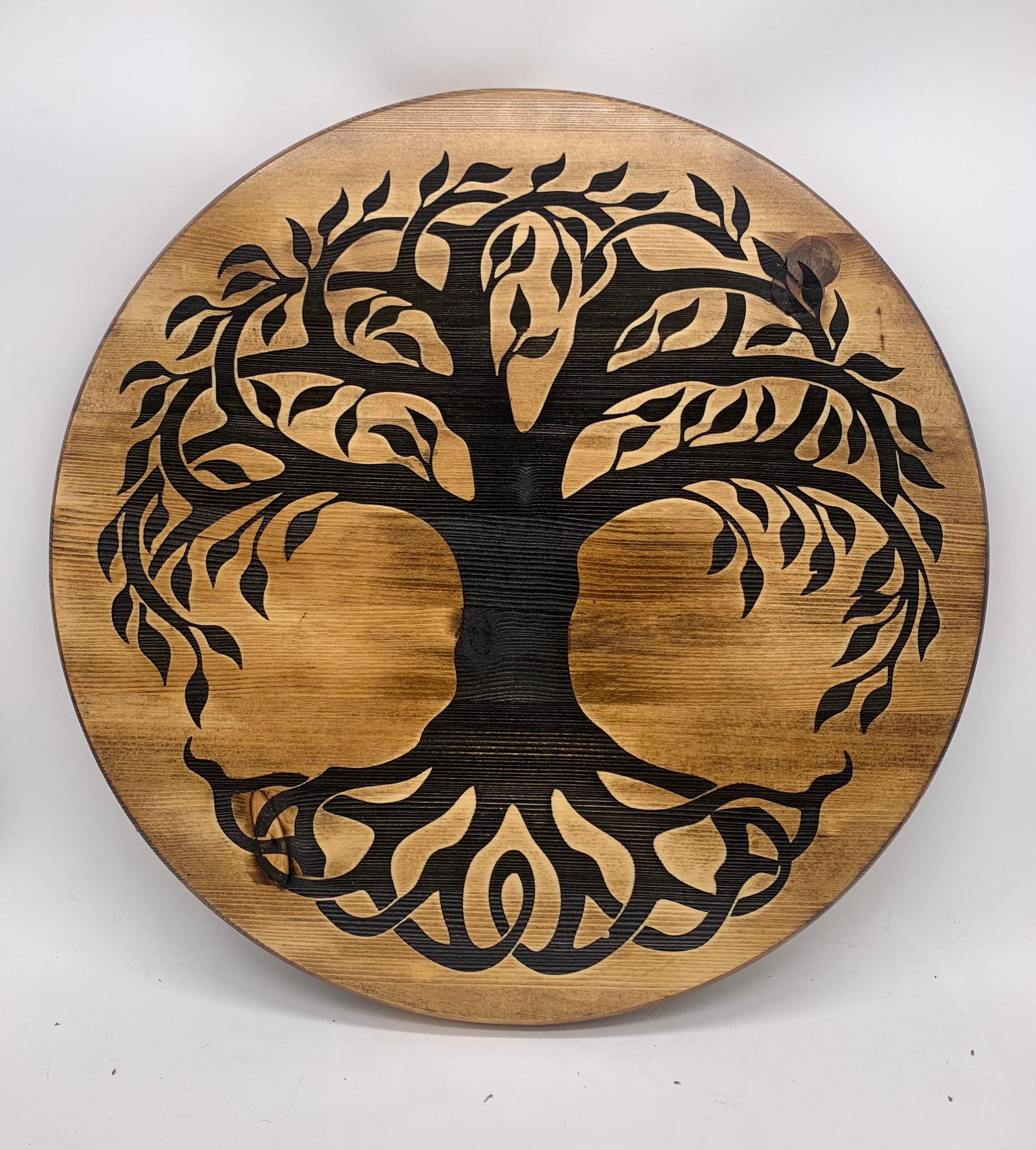 Tree of Life Lazy Susan. Round Tree of Life , Celtic Tree , Table Top ...