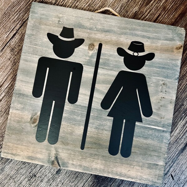 Cowboy Bathroom - Etsy