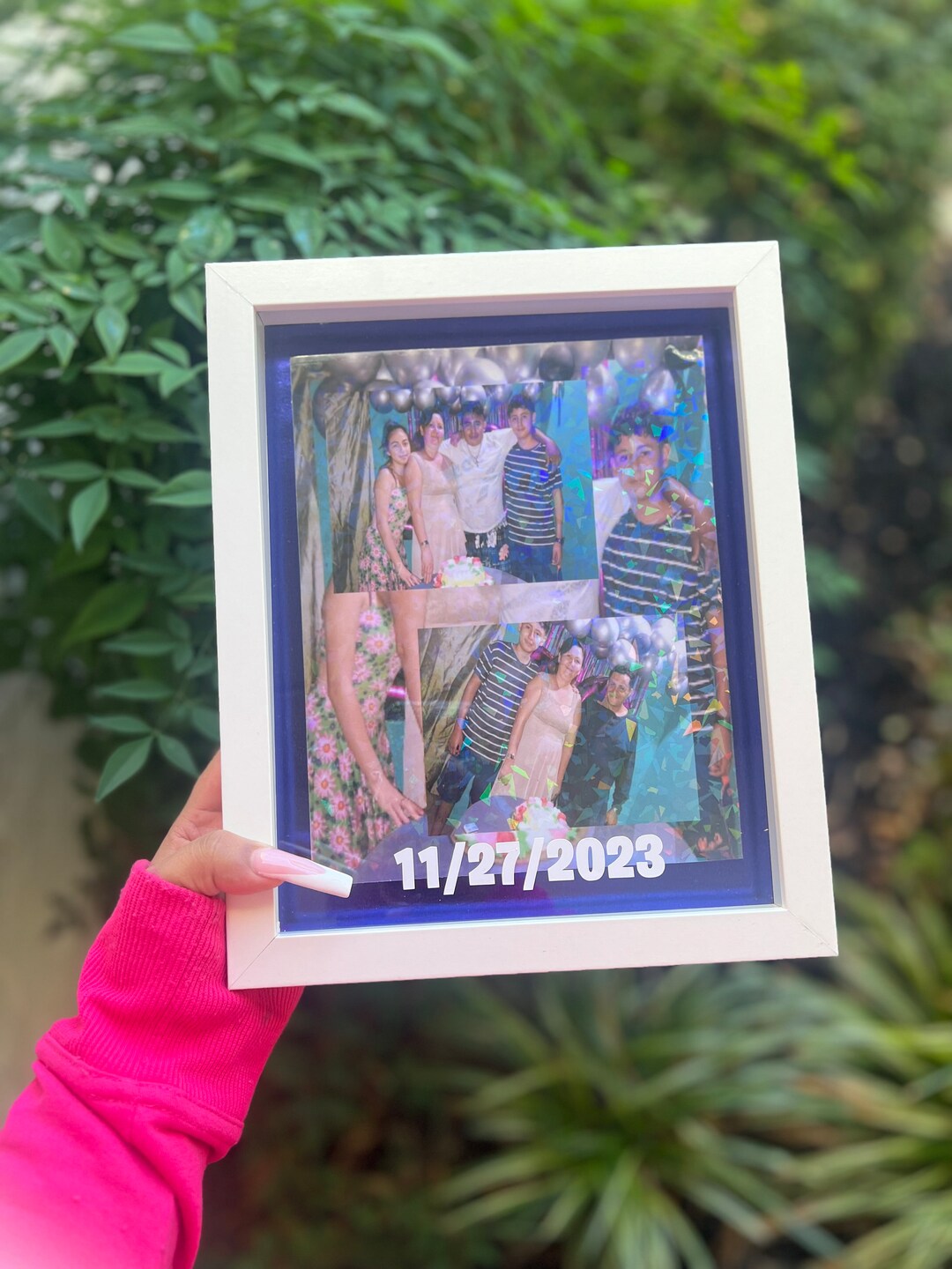 Custom Shadow Box/family Photo Shadow Box/ Special Gifts - Etsy