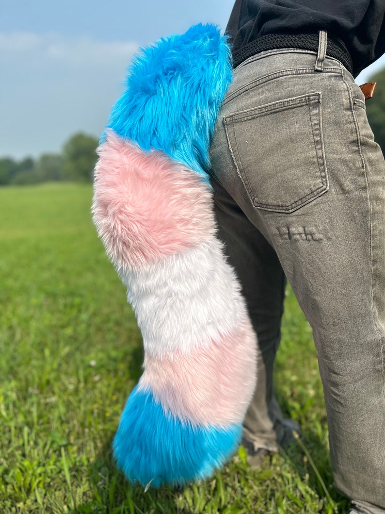 Transgender LGBTQ Pride Fursuit Furry Cosplay Tails - Etsy