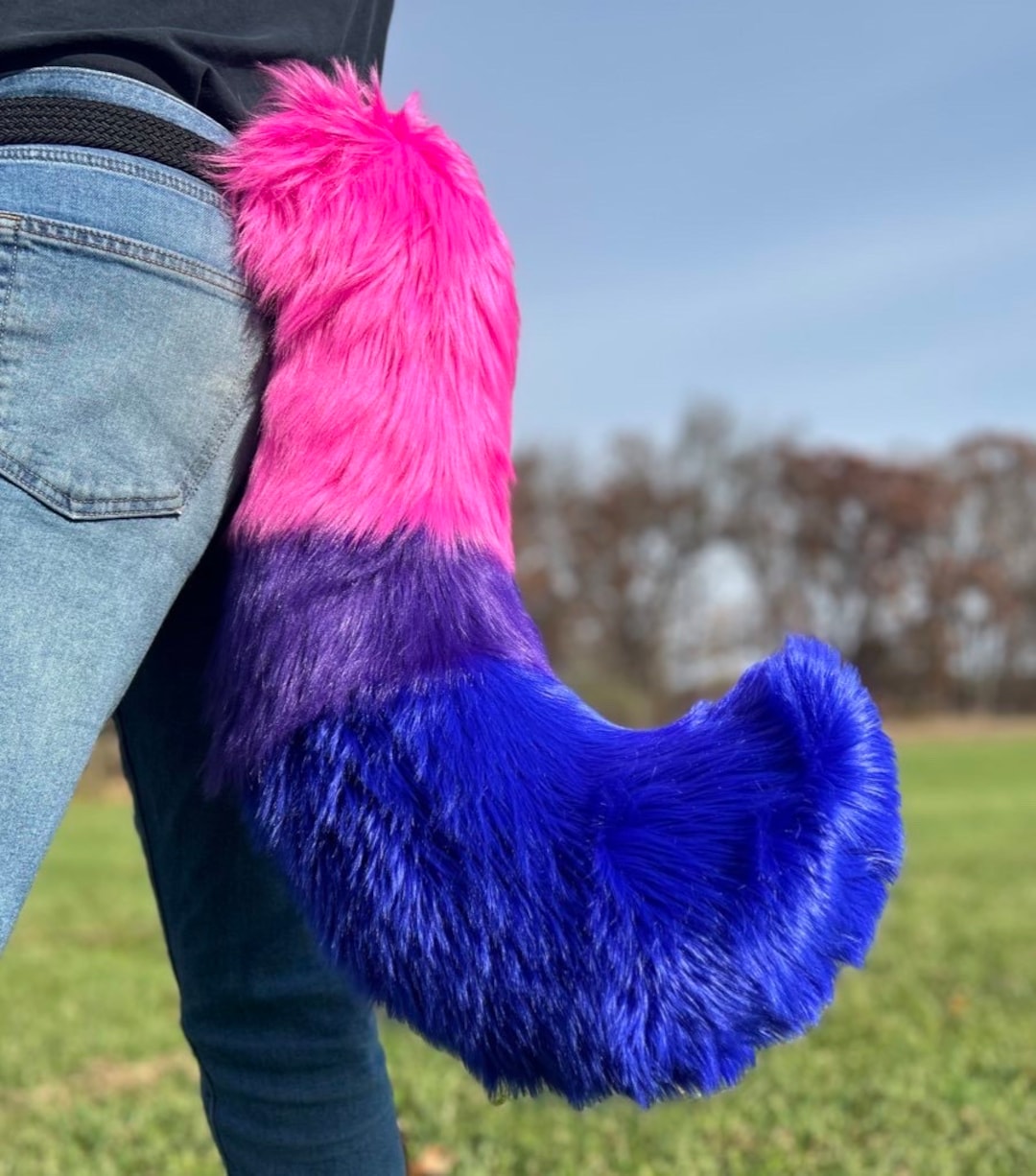 Bisexual LGBTQ Pride Hyena Fursuit Furry Cosplay Tail - Etsy