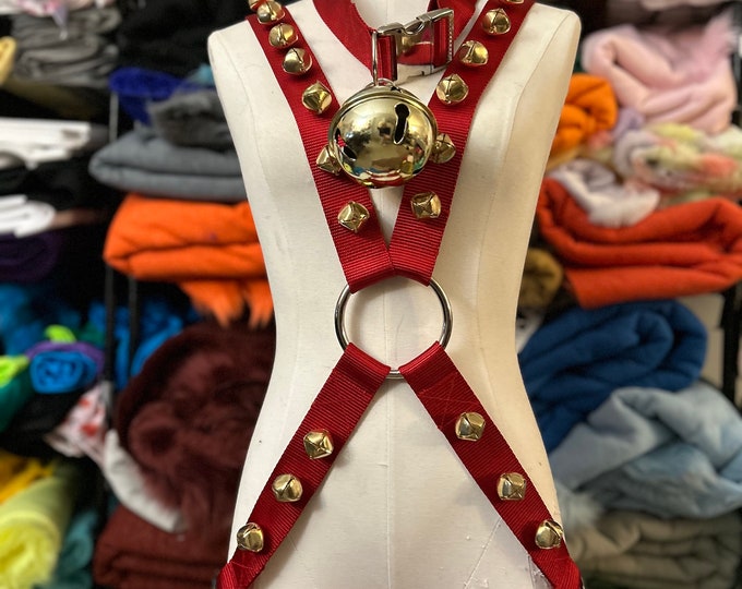 Nylon Fursuit Reindeer Jingle Bell Chest Harness - Etsy