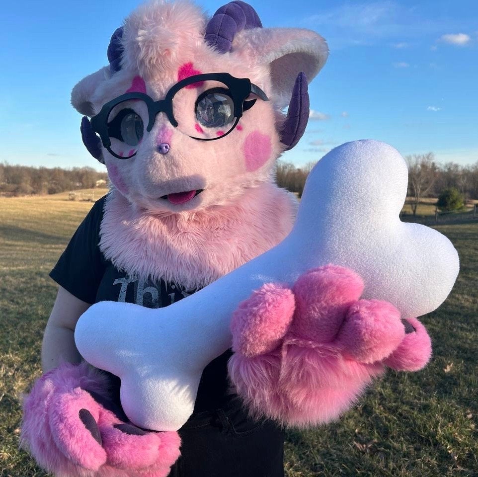 Large Plush Bone Fursuit Cosplay Prop - Etsy