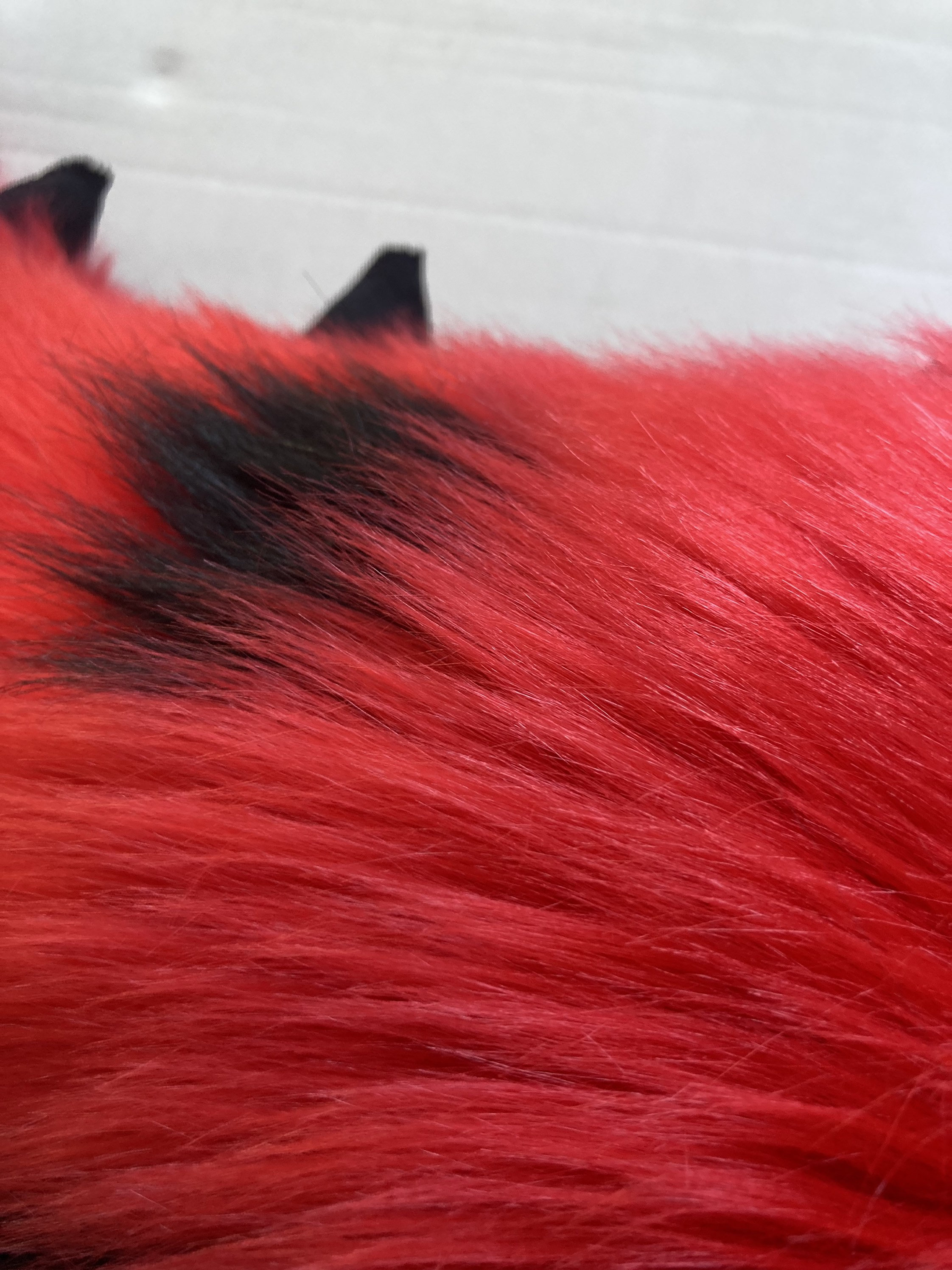 Red and Black Dinsosaur Furry Fursuit Cosplay Tail - Etsy