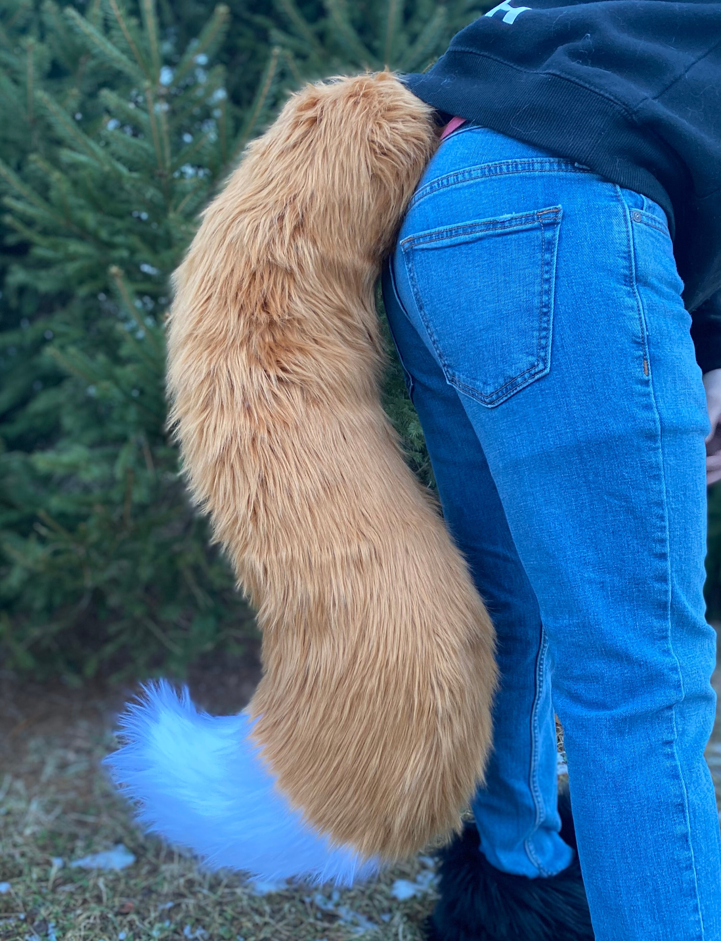 Orange Fox Fursuit Furry Cosplay Tail - Etsy