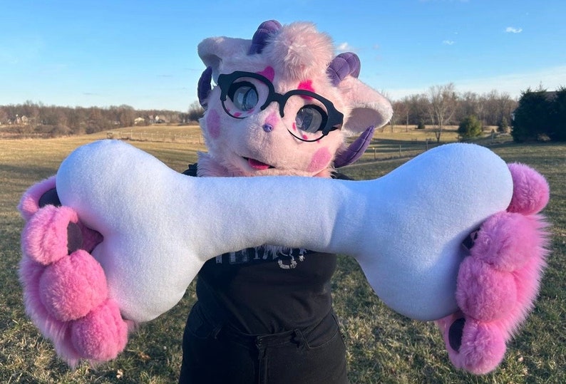 Large Plush Bone Fursuit Cosplay Prop - Etsy