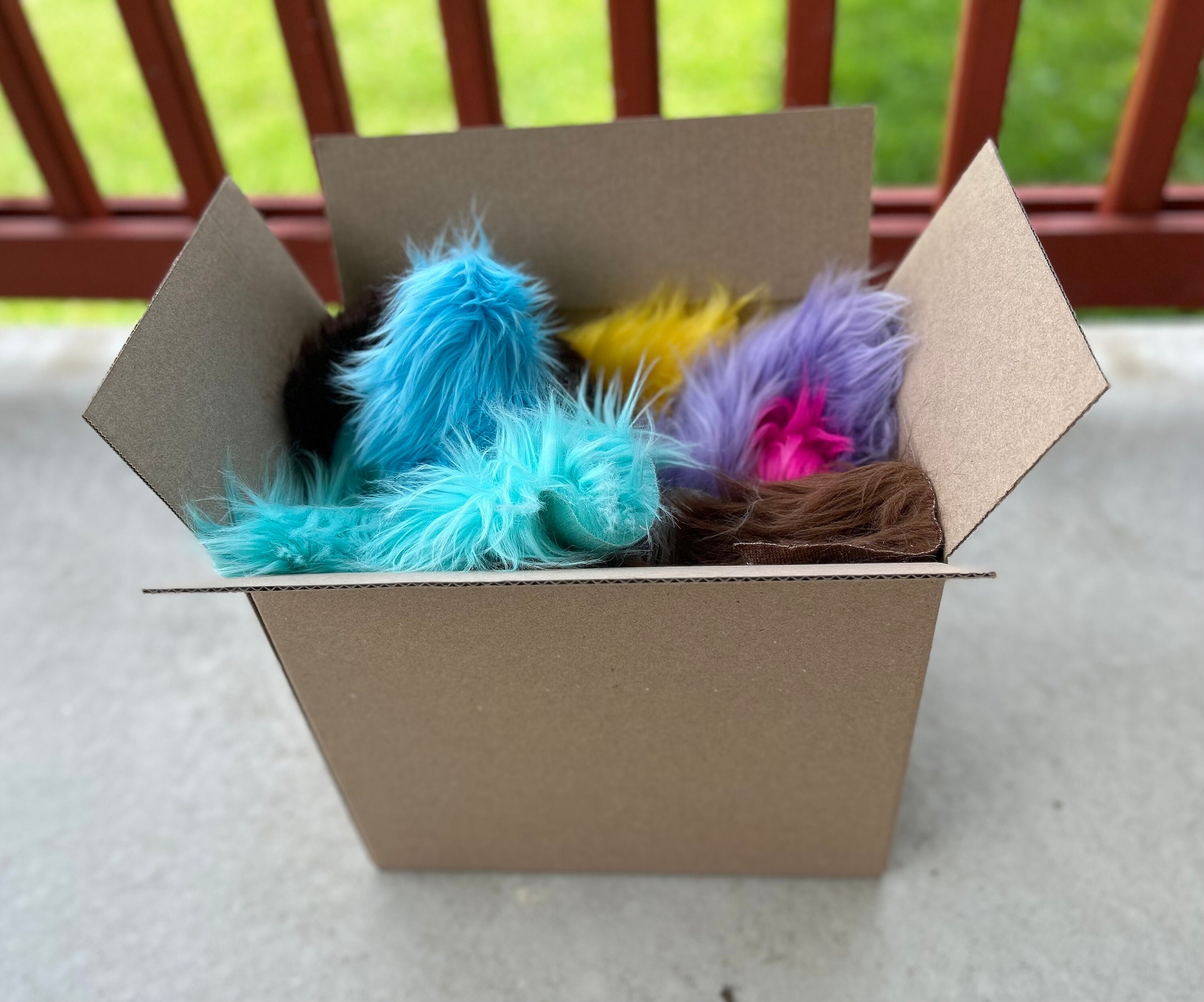 Faux Fur Assorted Remnant Boxes - Etsy