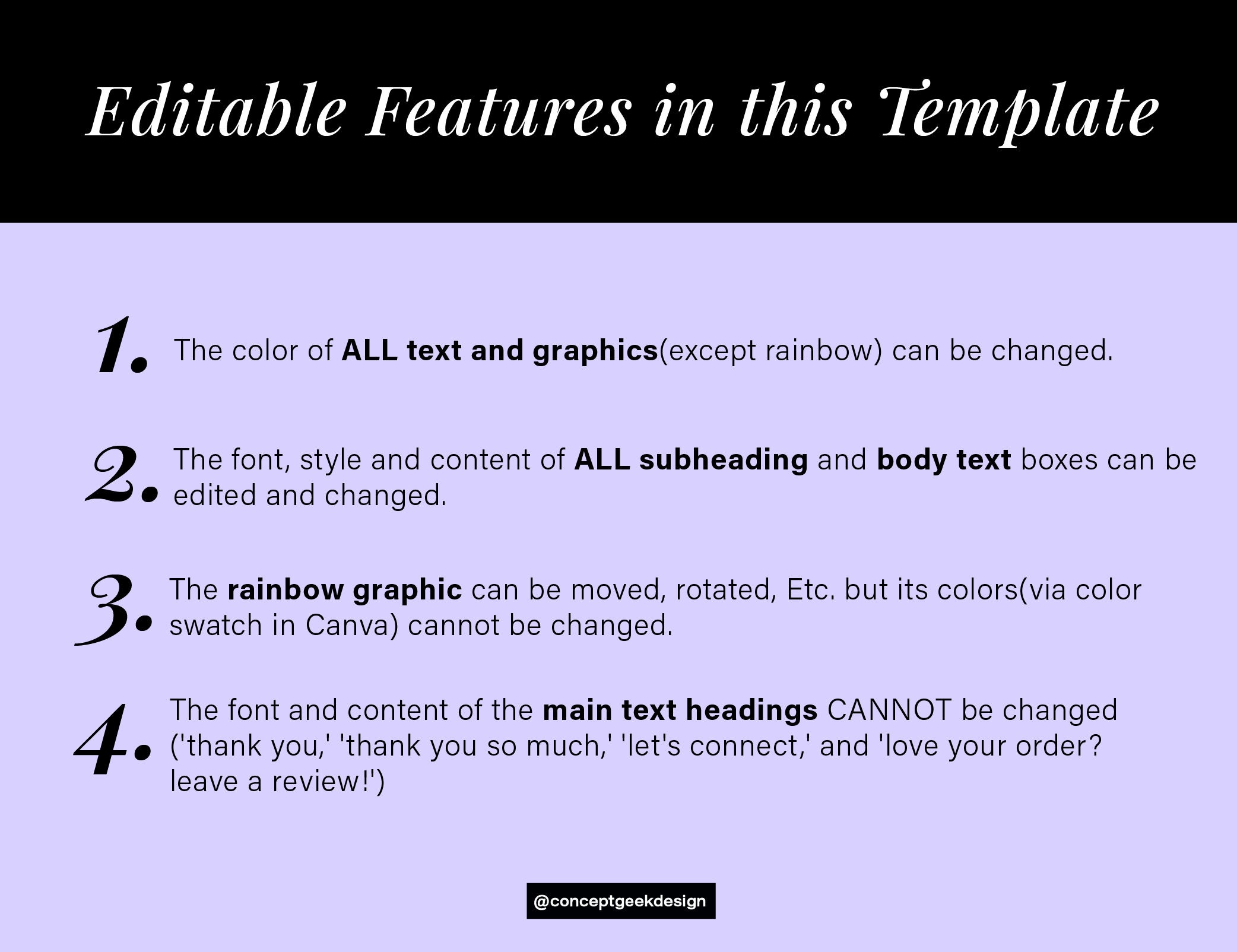 Wlw Lgbt Small Business Thank You Card Template With Retro Rainbow ...