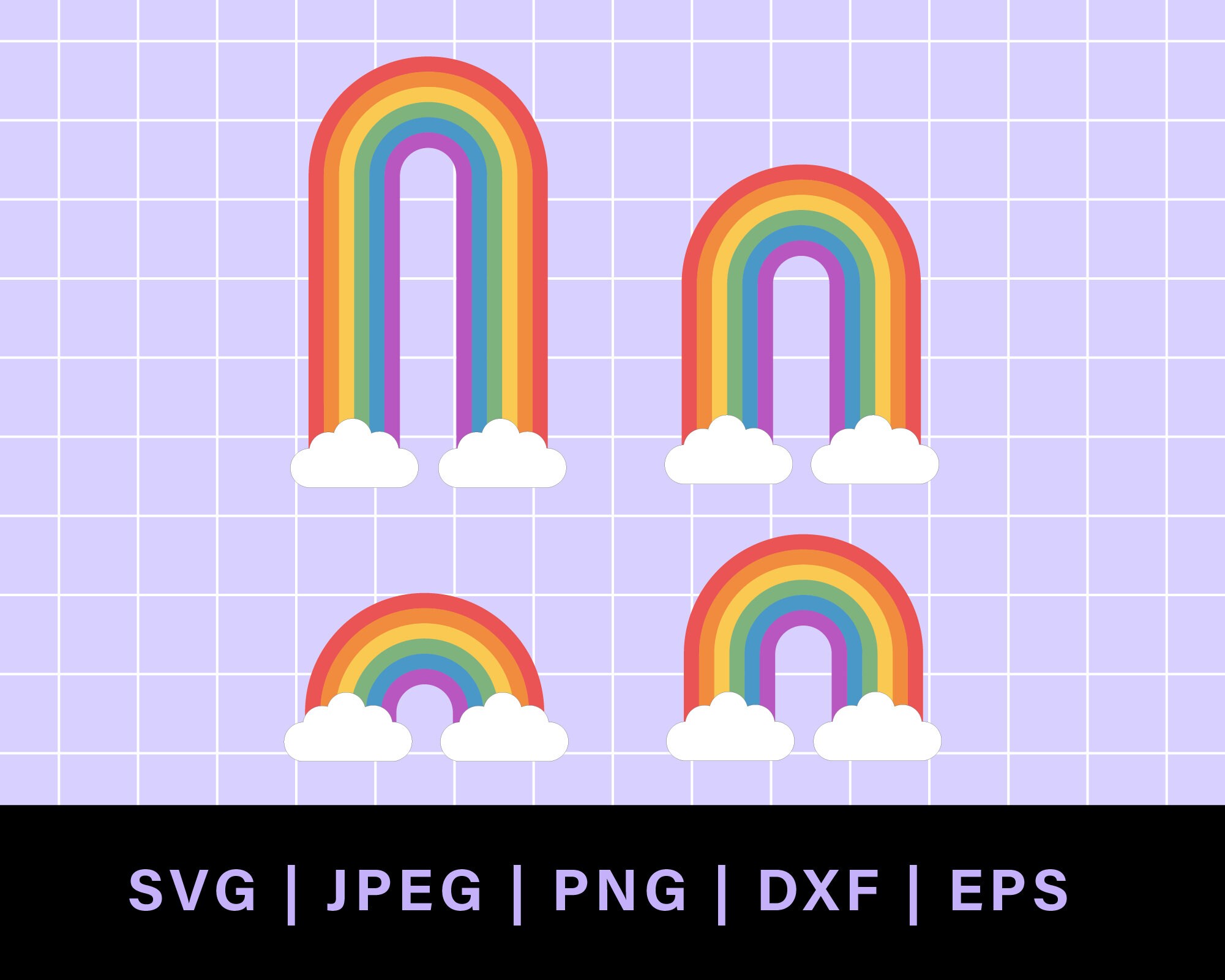 Retro Rainbow Svg Vintage Rainbow Svg Lgbt Retro Rainbow Png - Etsy