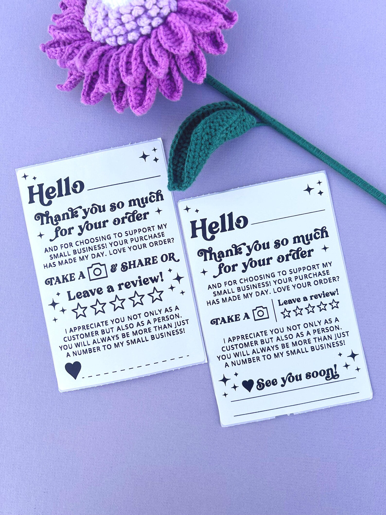 Customer Thank You Thermal Label Design, Customizable Love Your Order ...