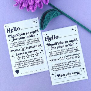 Customer Thank You Thermal Label Design, Customizable Love Your Order ...