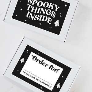 Cute Ghost Retro Halloween Thermal Label Stickers, Rollo Munbyn Printer ...