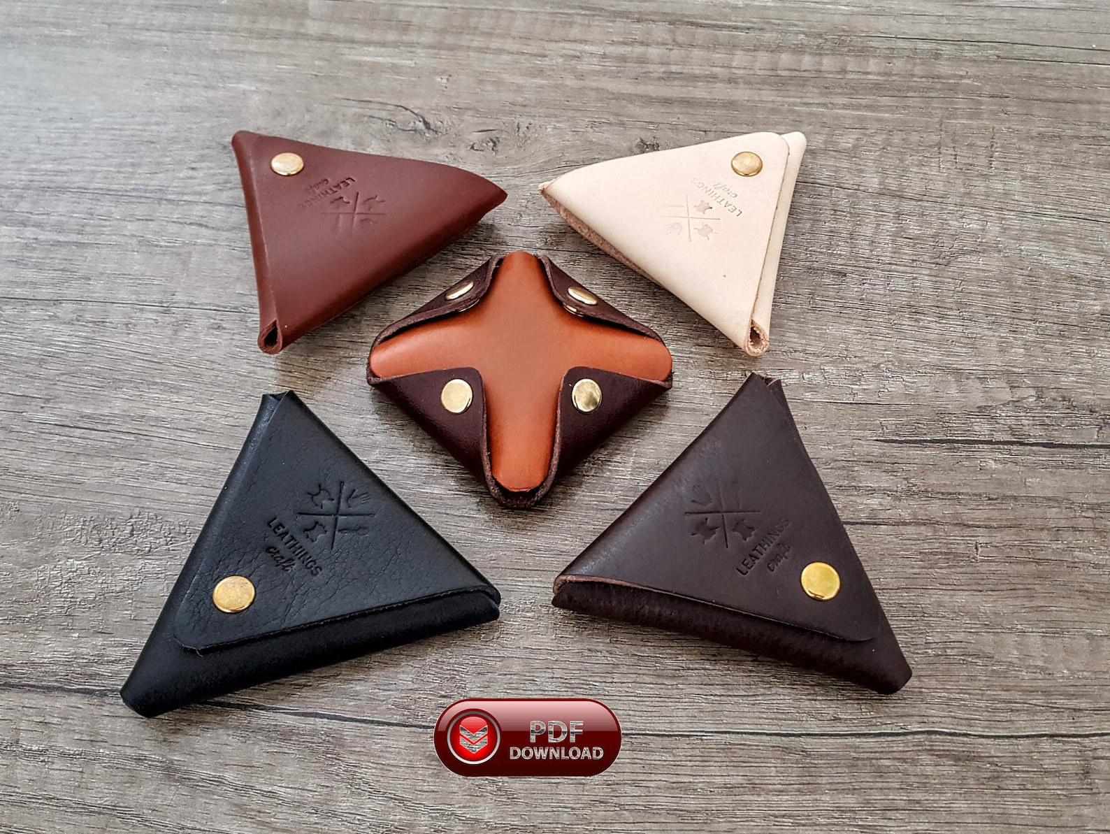 Origami Coin Purses Pattern Square and Triangular Coin Wallet - Etsy