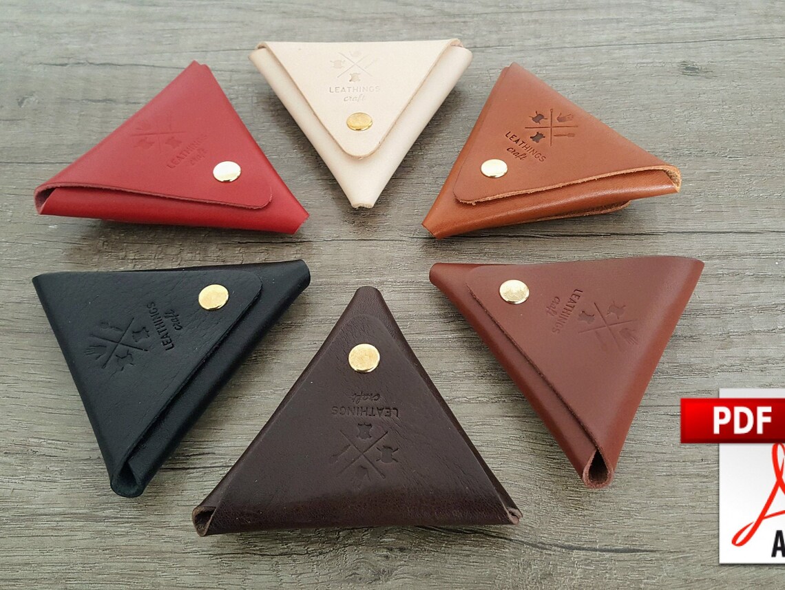 Origami Coin Purses Pattern Square and Triangular Coin Wallet - Etsy