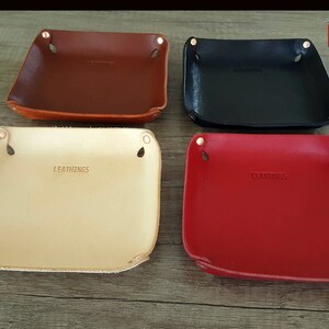 Leather Valet Tray Template Pattern Guide Two Pattern Size Digital PDF ...