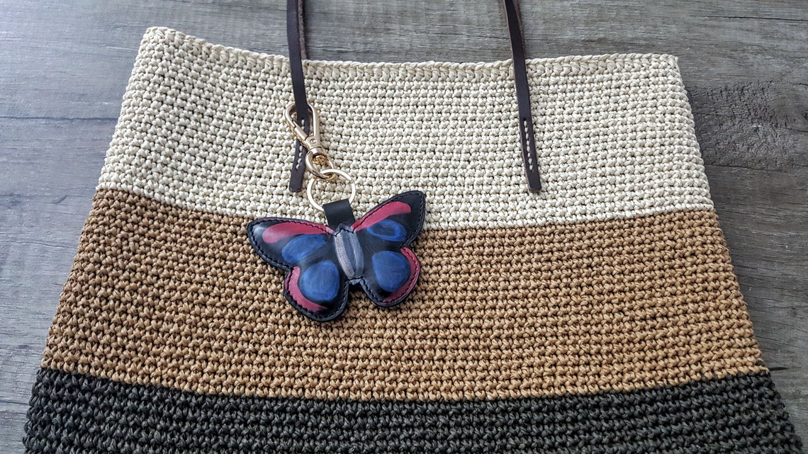 PDF Leather Bag Charms Pattern 4 Leather Keychain Template - Etsy