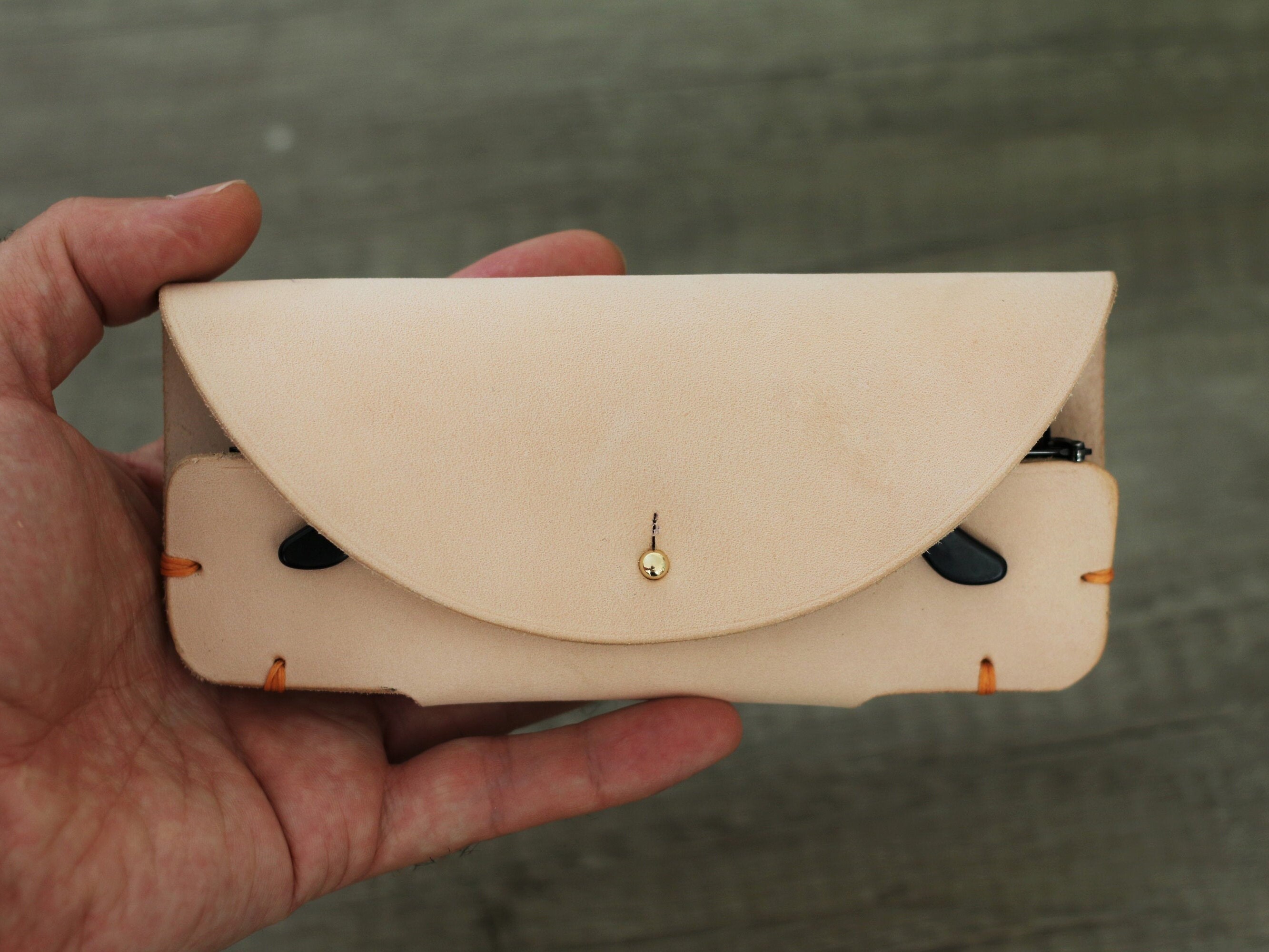 Slim Sunglasses Cover Pattern Leather Glasses Case Template Rayban ...