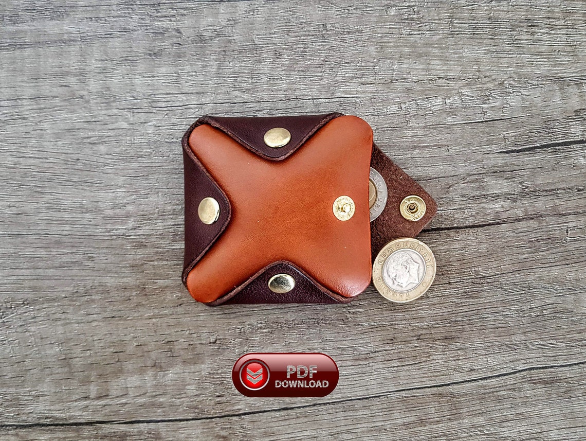 Origami Coin Purses Pattern Square and Triangular Coin Wallet - Etsy