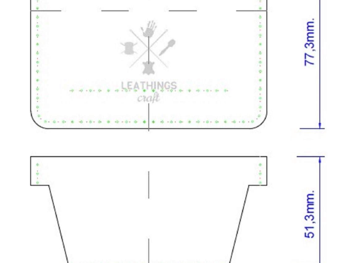 PDF Slim Card Wallet Patterns 3 Different Pattern Leather Card Holders ...