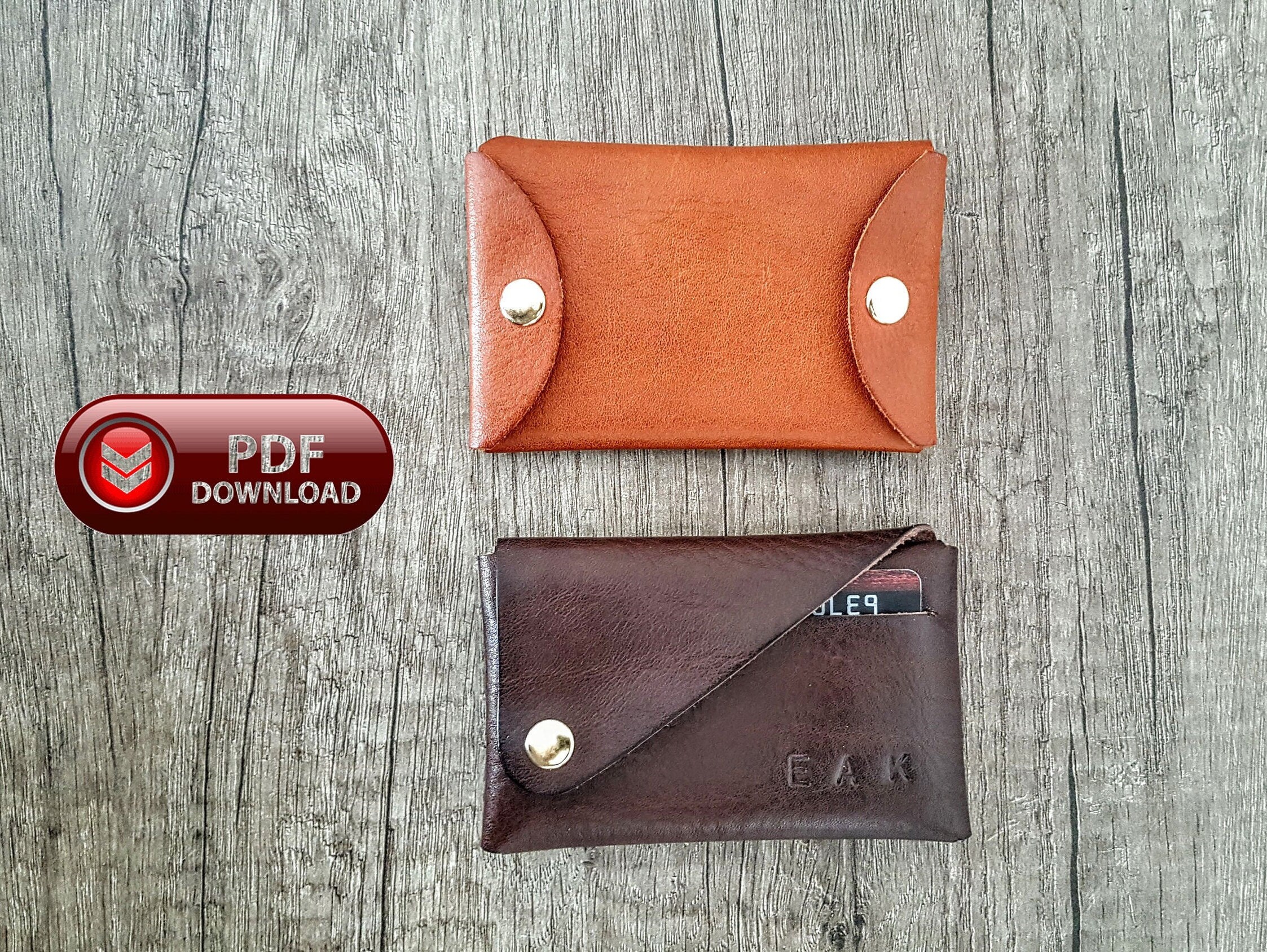 Origami Multi Pocket 2 Wallet Pattern, Non Stitched Flap Fold Wallet ...