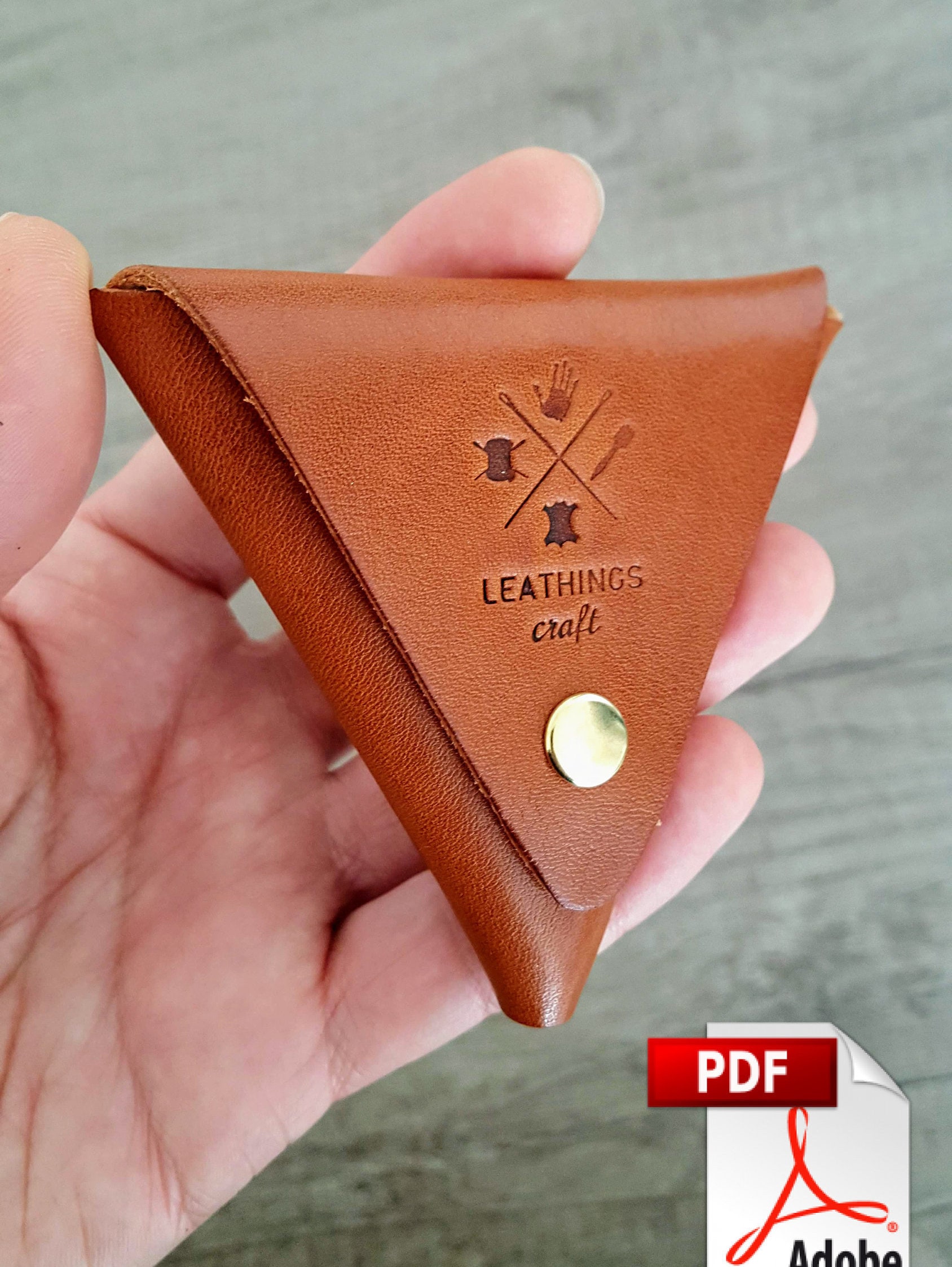 Origami Coin Purses Pattern Square and Triangular Coin Wallet PDF ...