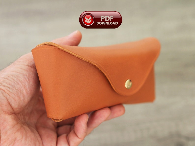 PDF Leather Sunglasses Cover Pattern, Origami Big Sunglass Case ...