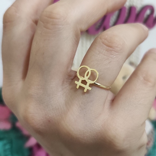 Double Venus in Rings - Etsy