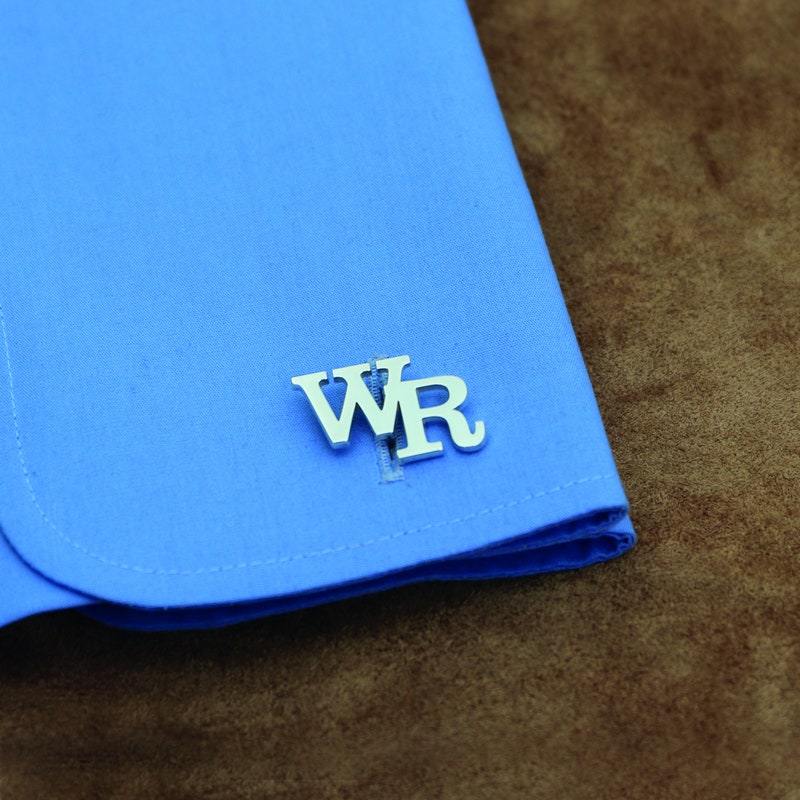 Monogram Cufflinks - Etsy