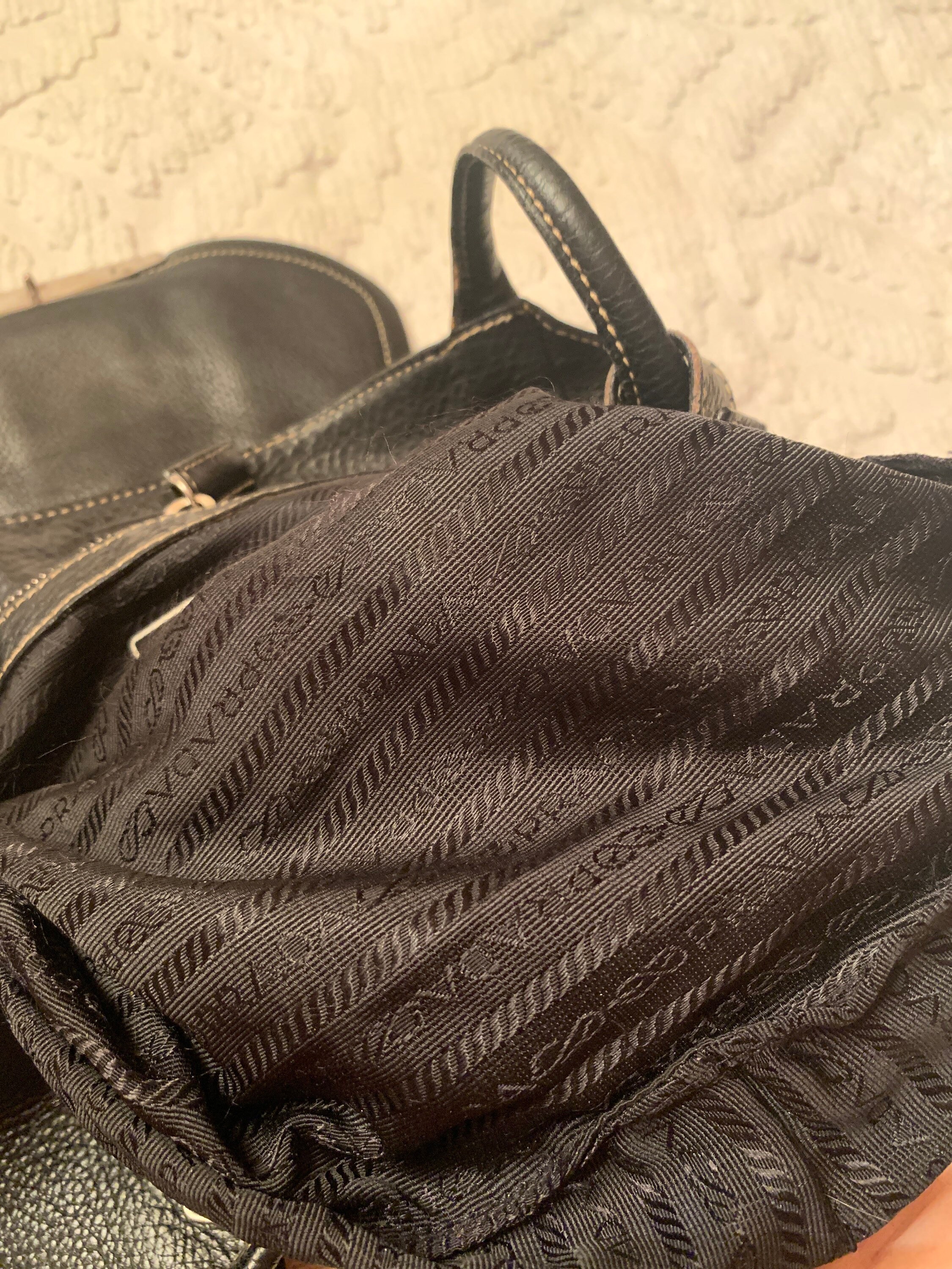 Vintage Prada Lizard Clasp Bag - Etsy