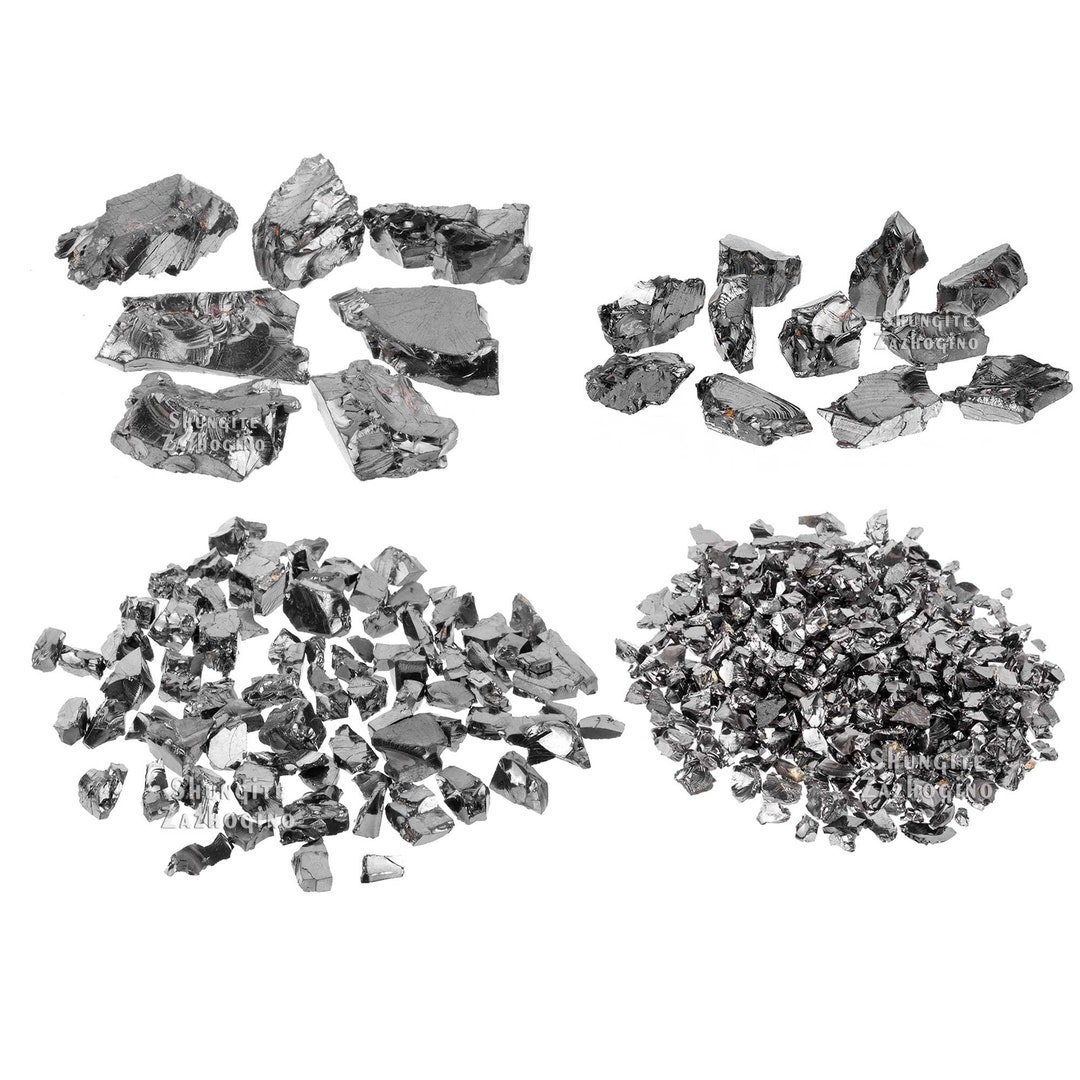 Russian Elite Shungite Stones Various Size Shungite Water Fullerene C60 ...